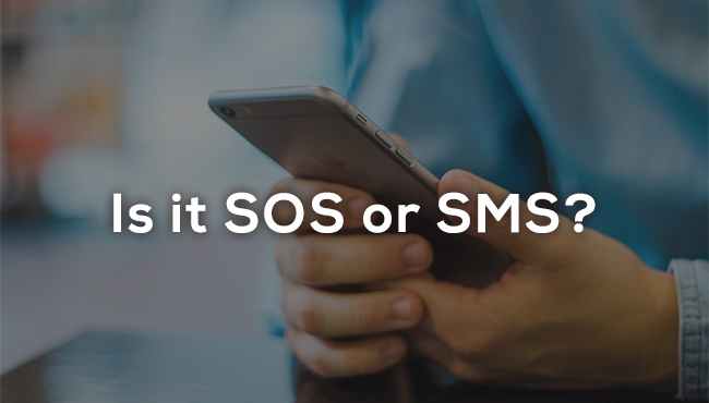 SOS or SMS? | Trends in Communication | Marketing with Technology